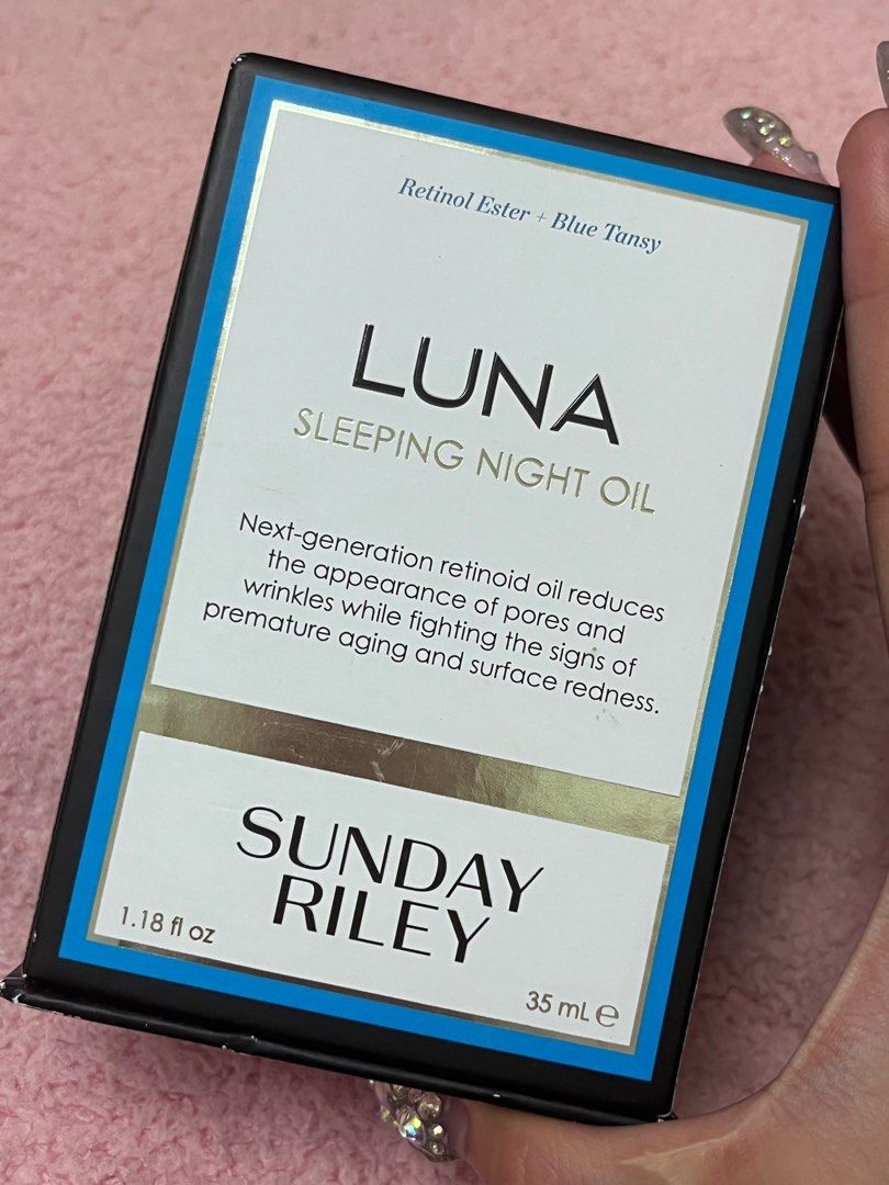 Sunday Riley Luna Sleeping Night Oil (35 ml, FULL SIZE), Beauty ...