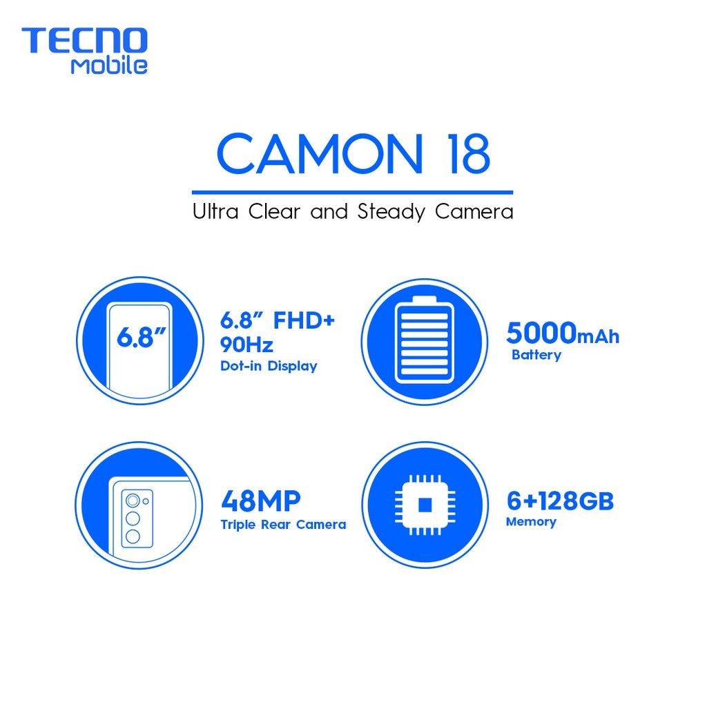 Techno camon 18 (6|128) on Carousell