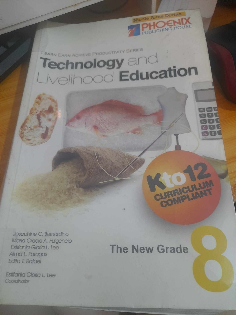 TECHNOLOGY AND LIVELIHOOD EDUCATION GRADE 8, Hobbies & Toys, Books ...