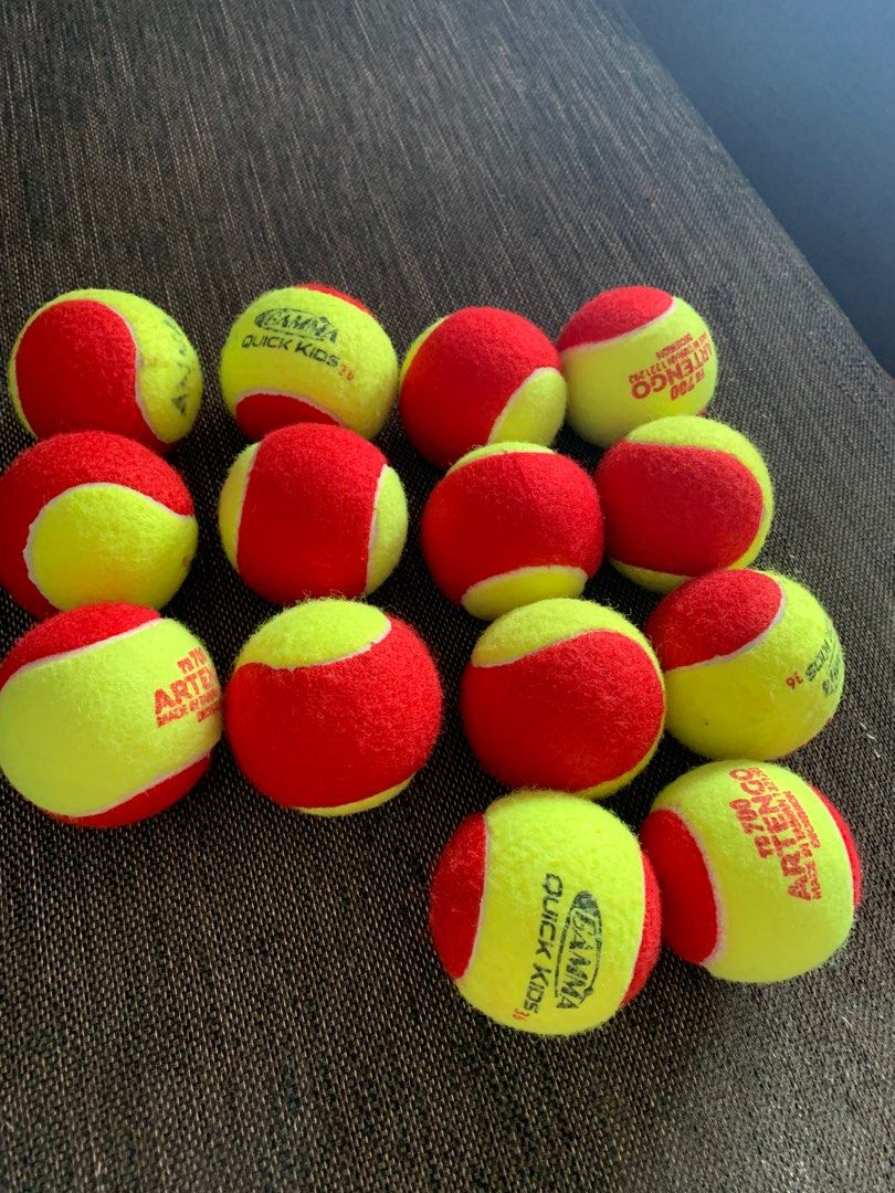 Tennis balls (Red), Sports Equipment, Sports & Games, Racket & Ball ...