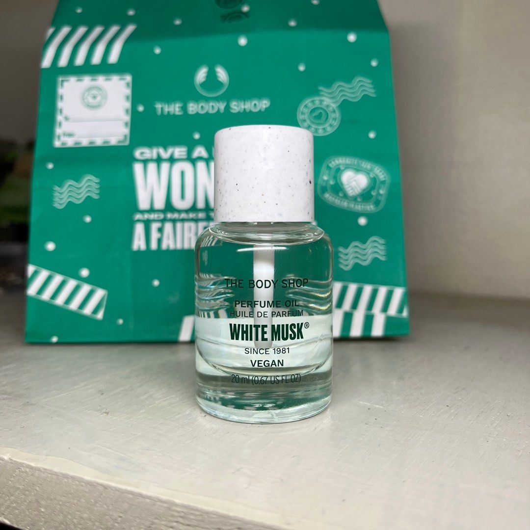The Body Shop White Musk Perfume Oil on Carousell