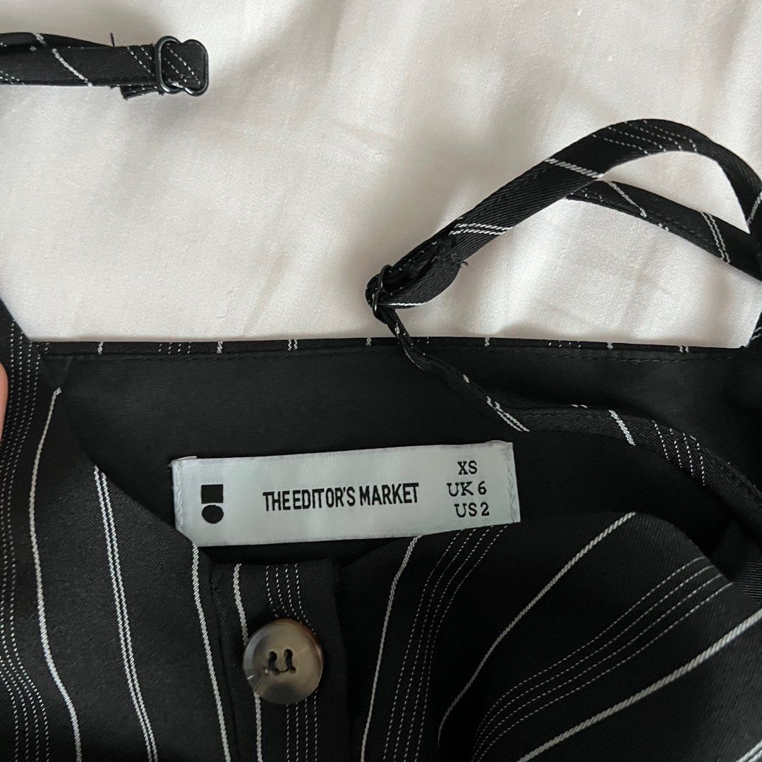 the editors market midi stripe dress, Women's Fashion, Dresses & Sets ...