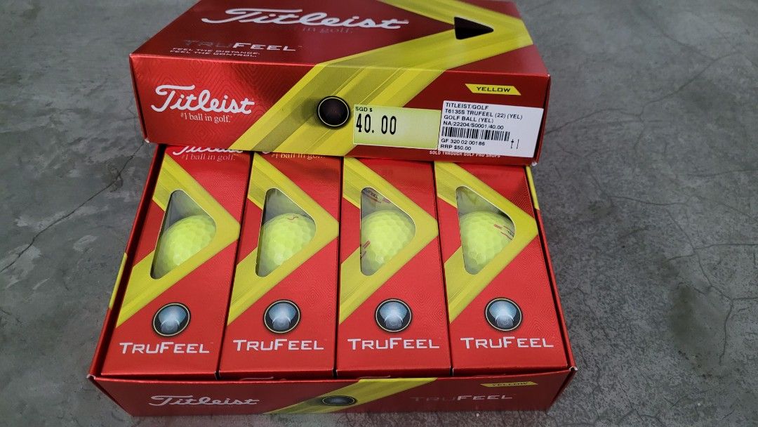 Titleist True Feel Golf Balls, Sports Equipment, Sports & Games, Golf ...