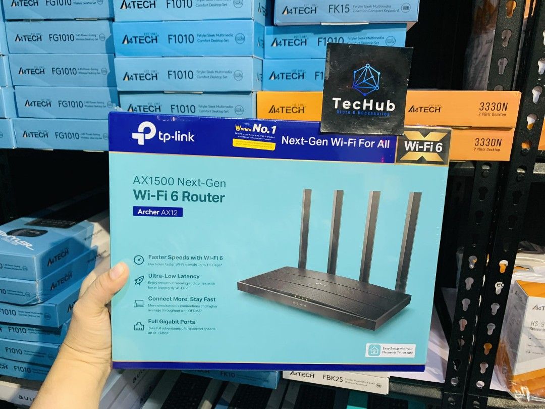 TP-Link Archer AX12 AX1500 Next-Gen WiFi 6 Gigabit Router, Computers ...