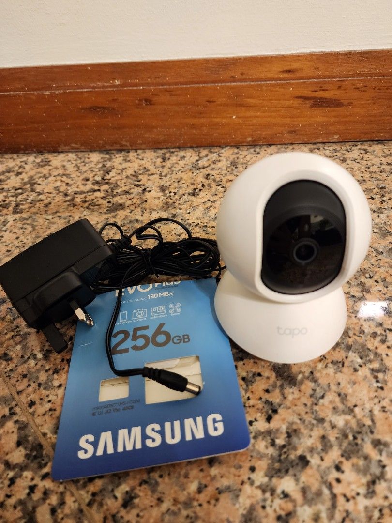 Tplink Tapo c210 Home Security webcam with 256gb microsd card ...