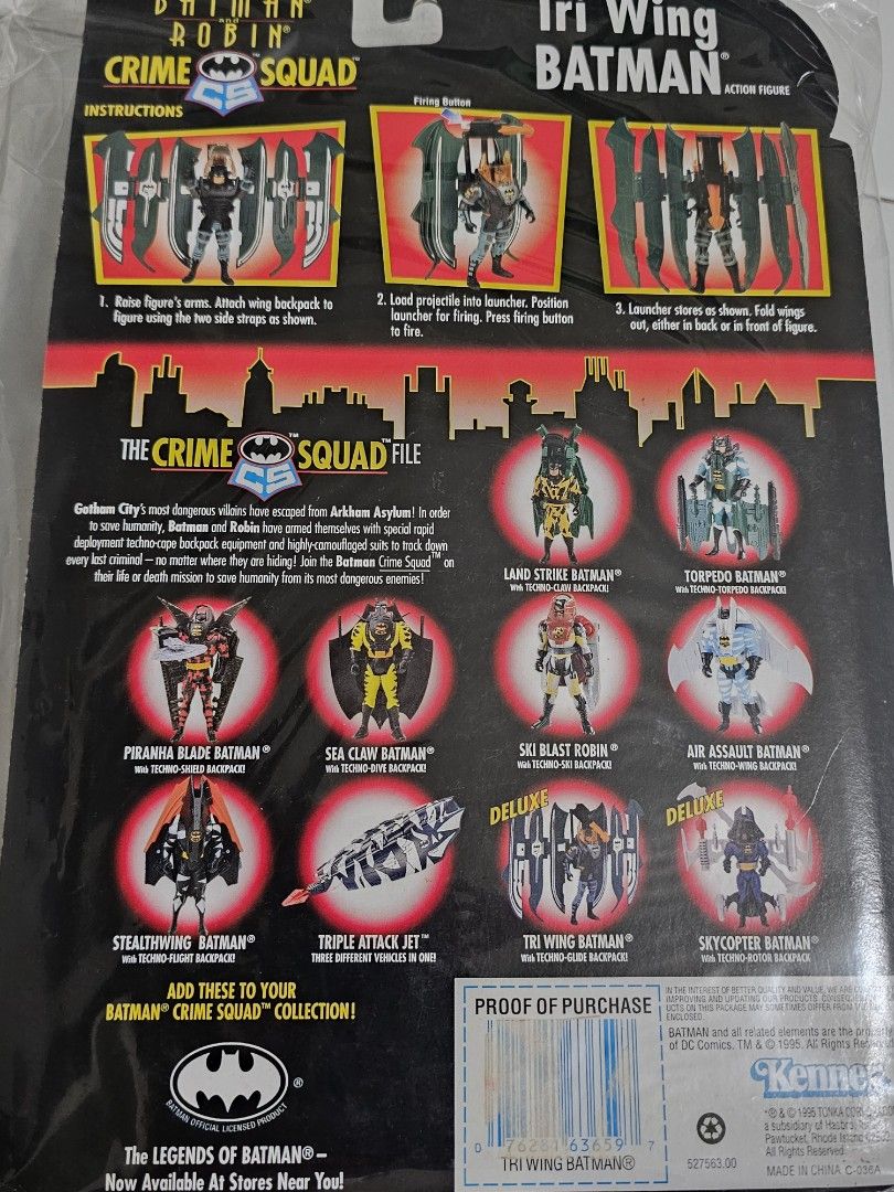 Tri Wing Batman Crime Squad, Hobbies & Toys, Toys & Games on Carousell