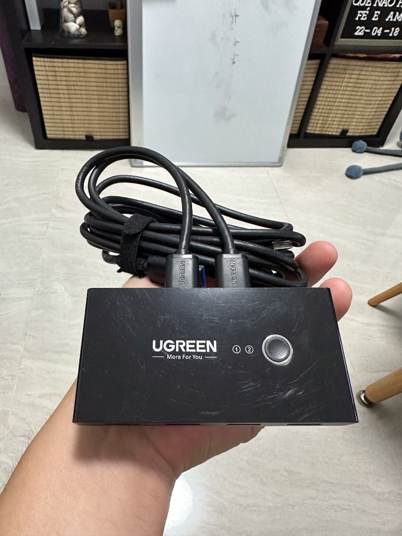 UGREEN USB 3.0 Switch Selector 4 Port 2 Computers Peripheral Switcher ...