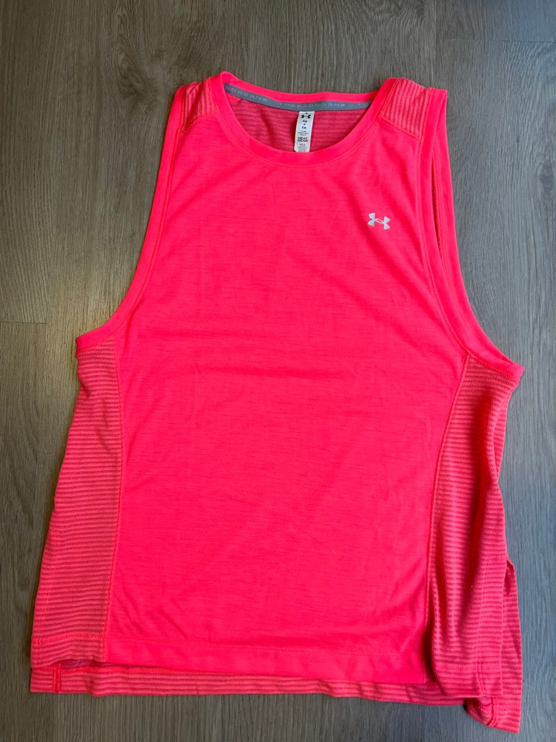 Under Armour Singlet (Neon Pink), Women's Fashion, Activewear on Carousell