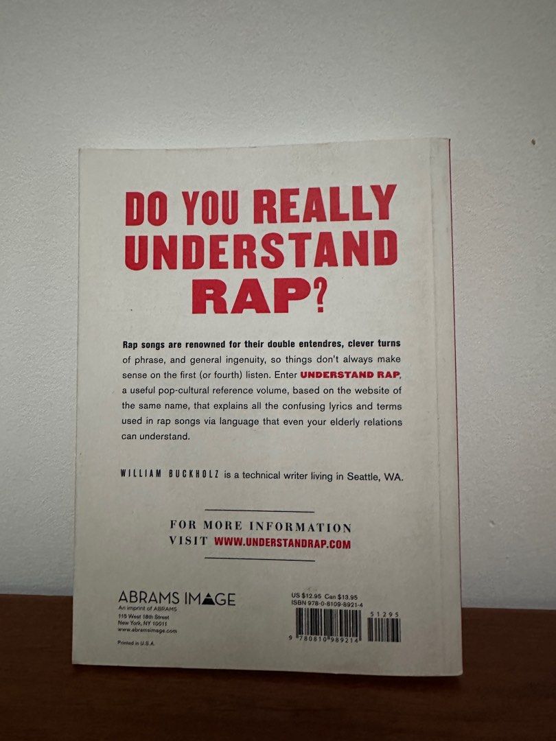 Understanding Rap, Hobbies & Toys, Books & Magazines, Fiction & Non-Fiction on Carousell