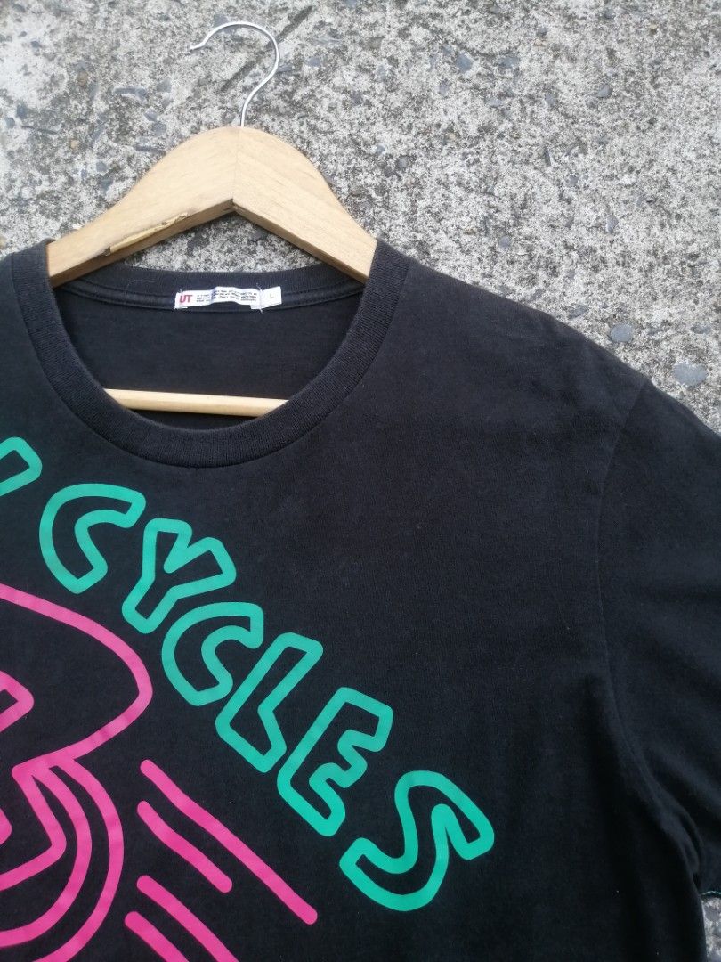 Uniqlo X Keith Haring City Cycles Tee, Women's Fashion, Tops, Shirts on ...