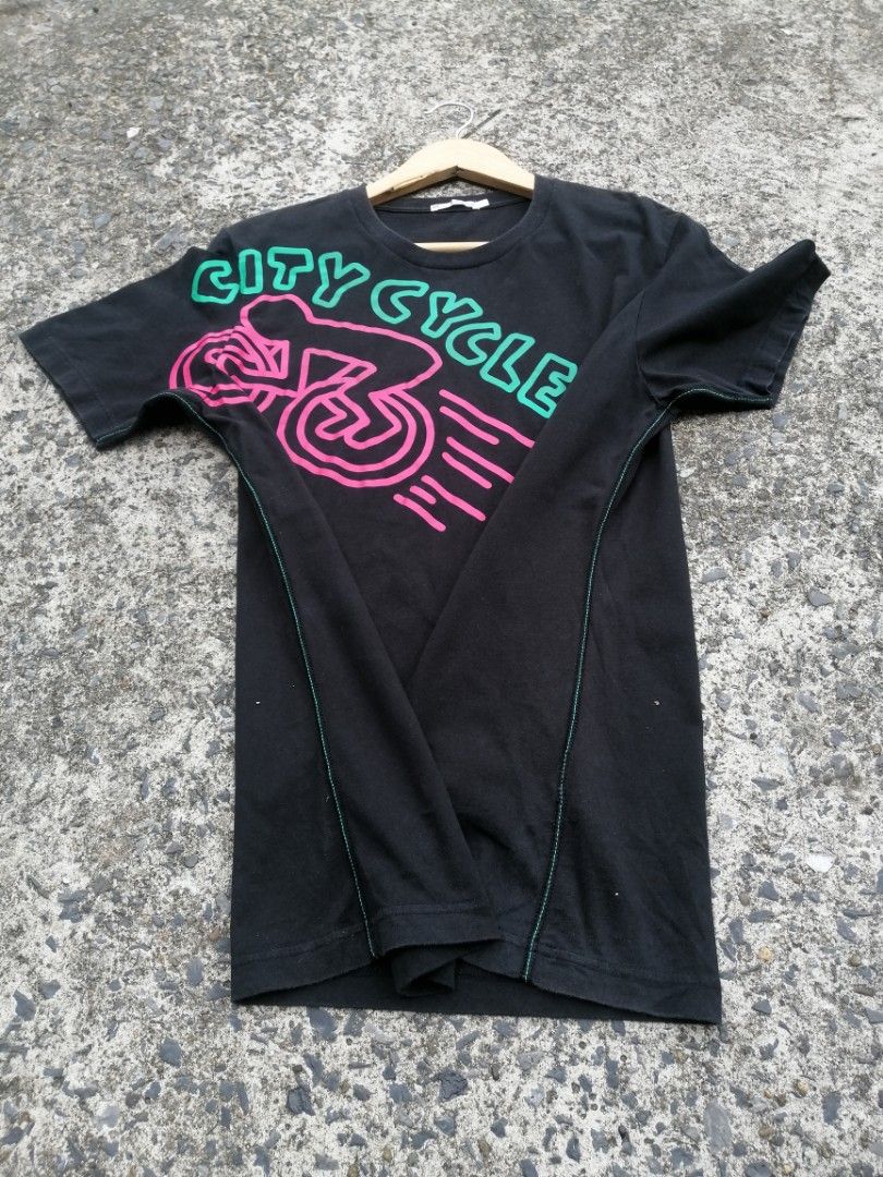 Uniqlo X Keith Haring City Cycles Tee, Women's Fashion, Tops, Shirts on ...