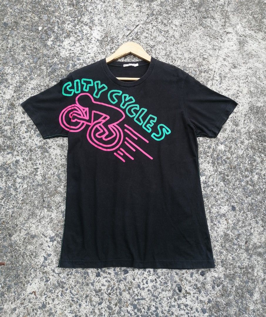 Uniqlo X Keith Haring City Cycles Tee, Women's Fashion, Tops, Shirts on ...