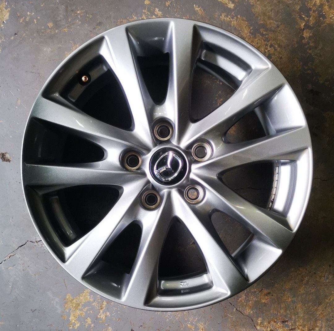 Used 16" Original Mazda Rims, Car Accessories, Tyres & Rims on Carousell