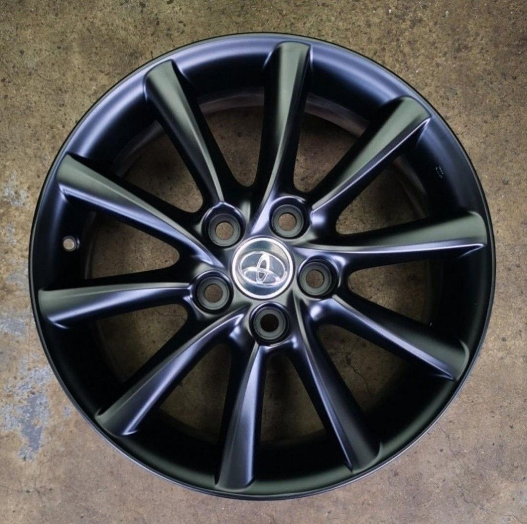 Used 17" Original Toyota Rims, Car Accessories, Tyres & Rims on Carousell