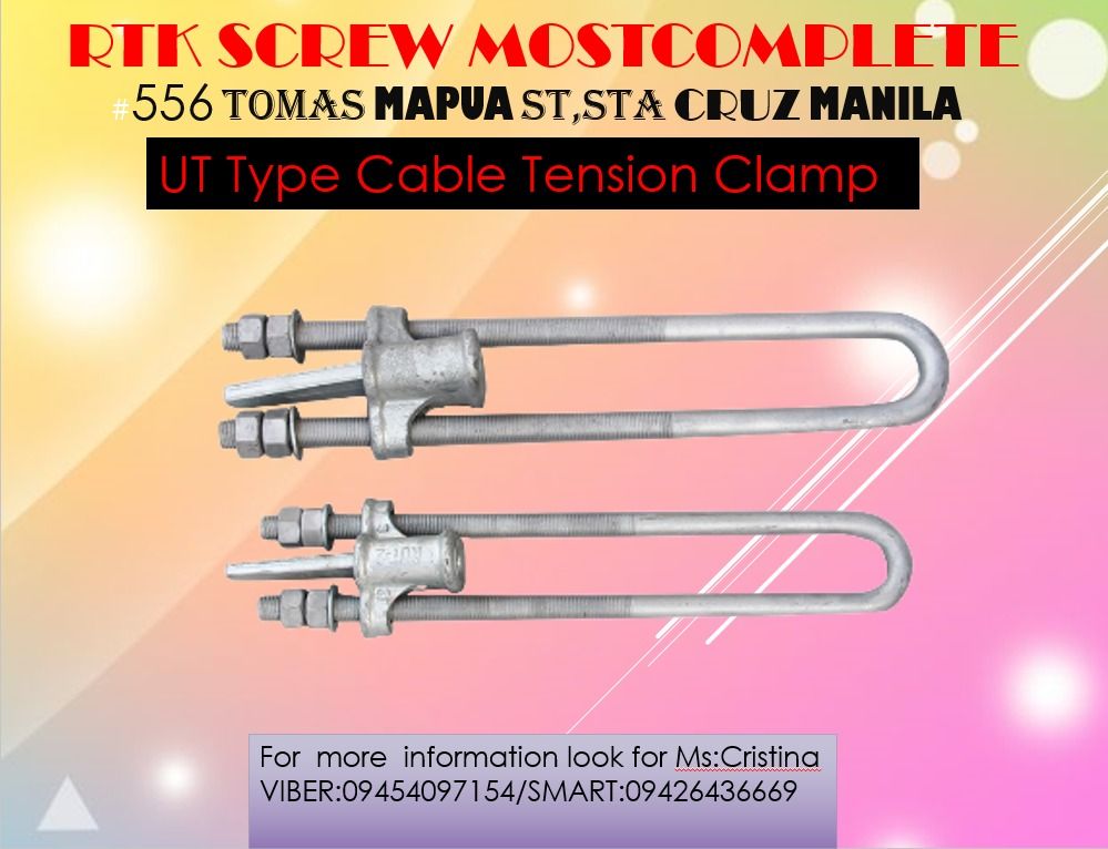 UT Type Cable Tension Clamp on Carousell