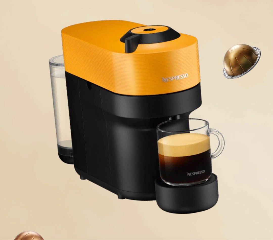 Vertuo Pop Mango Yellow, TV & Home Appliances, Kitchen Appliances ...