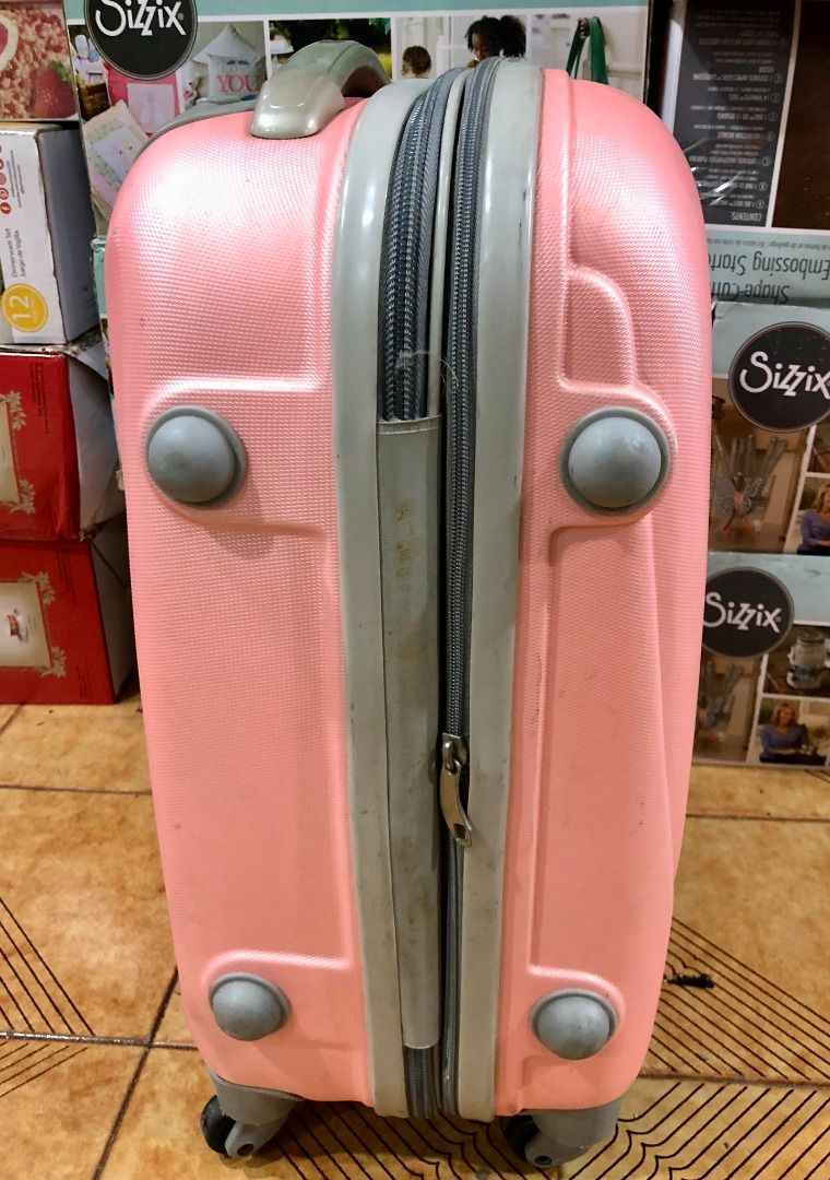 Voyager Luggage 4 Wheel Pink on Carousell