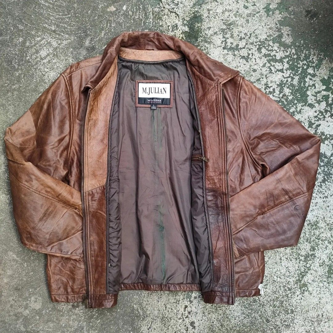 Wilson leather jacket, Men's Fashion, Coats, Jackets and Outerwear on ...