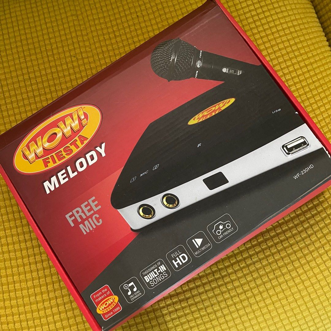 Wow Fiesta Karaoke with Free Mic on Carousell