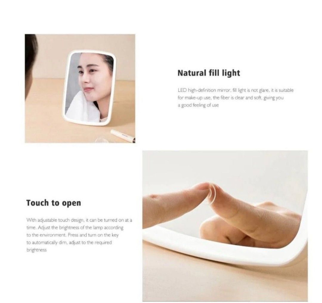 Xiaomi Jordan & Judy LED Mirror with Light Make up Mirror & Light ...