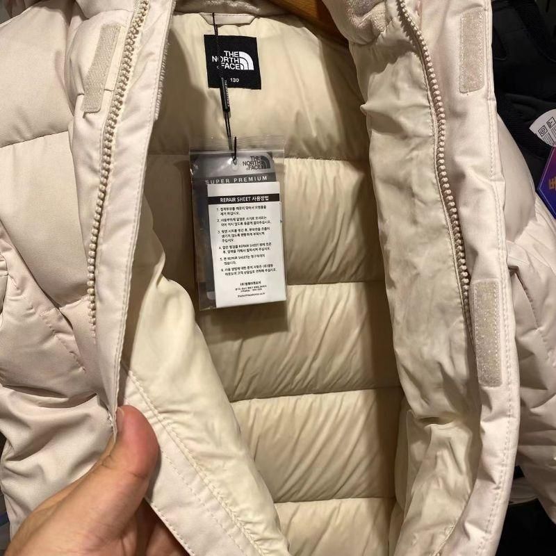 130 size TNF Kid The North Face kid girl winter jacket down jacket ...