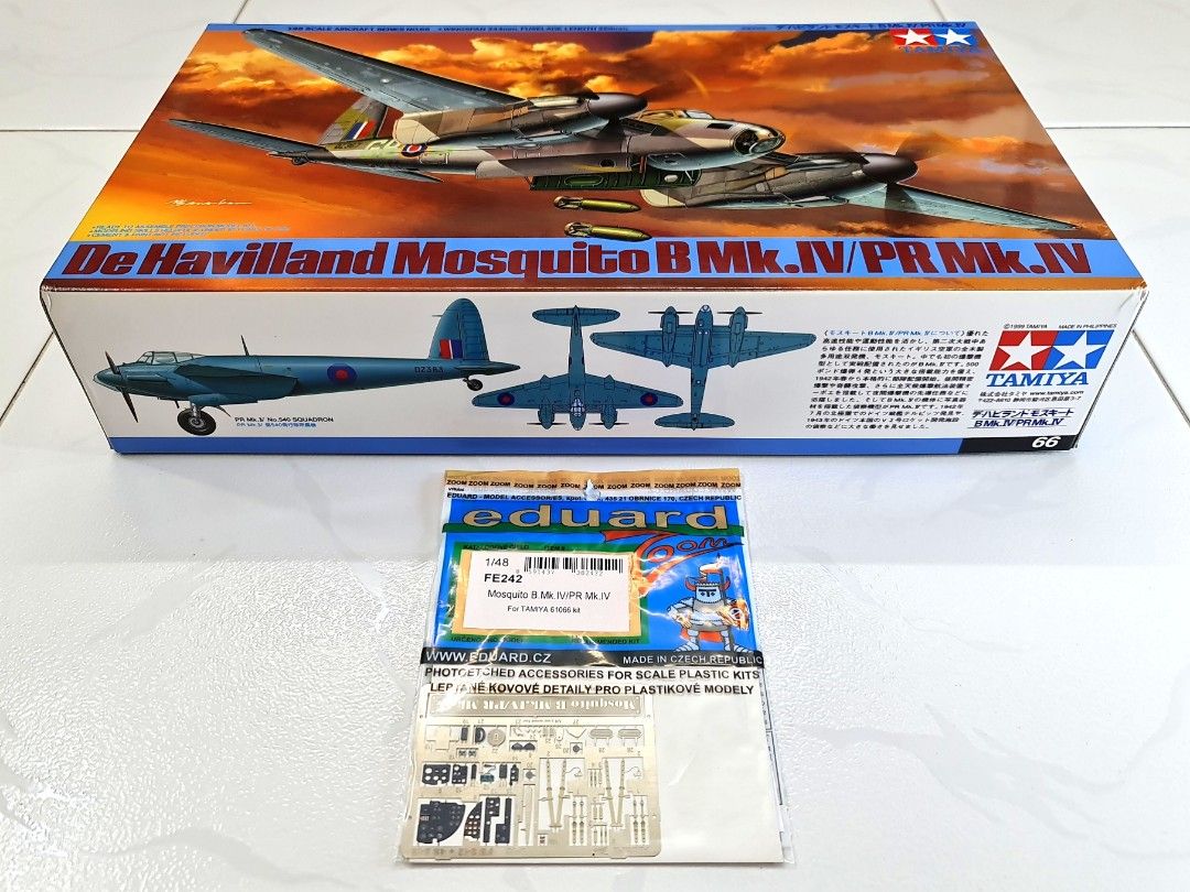 1/48 #61066 Tamiya Royal Air Force (RAF) DeHavilland Mosquito B. Mk. IV ...