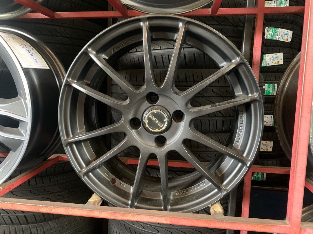 16” Rays gram lights original rims, Car Accessories, Tyres & Rims on ...