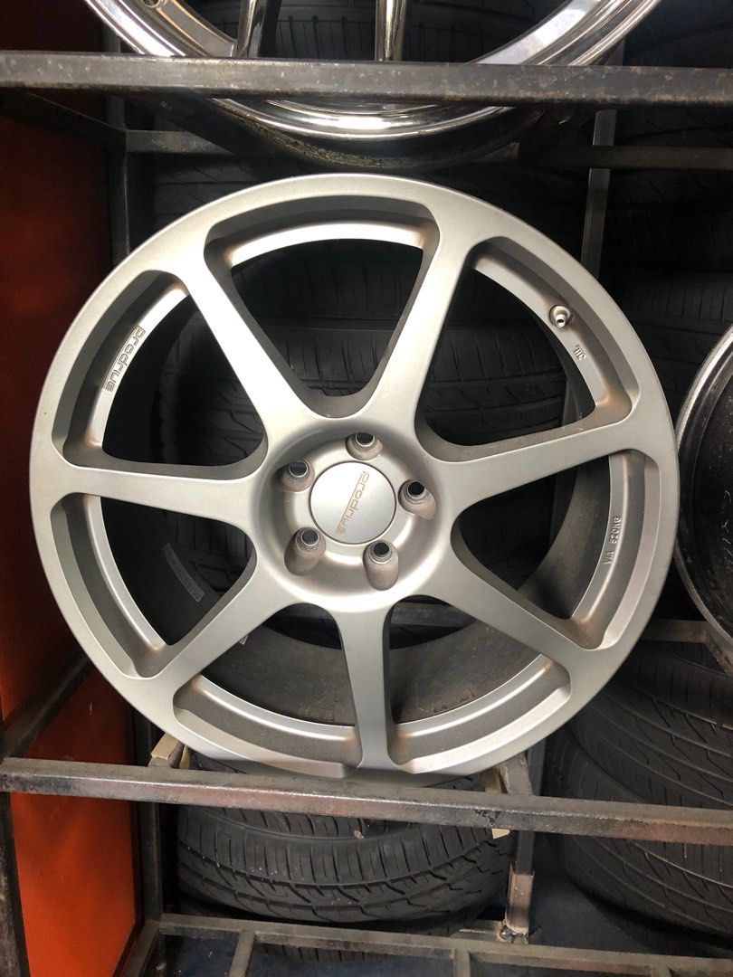 17” prodrive original rims, Car Accessories, Tyres & Rims on Carousell