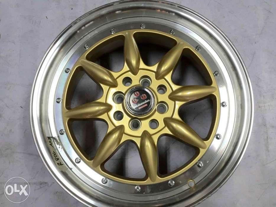 17” Watanabe design R806 banana type mags 4Holes pcd 100 n 114, Car ...
