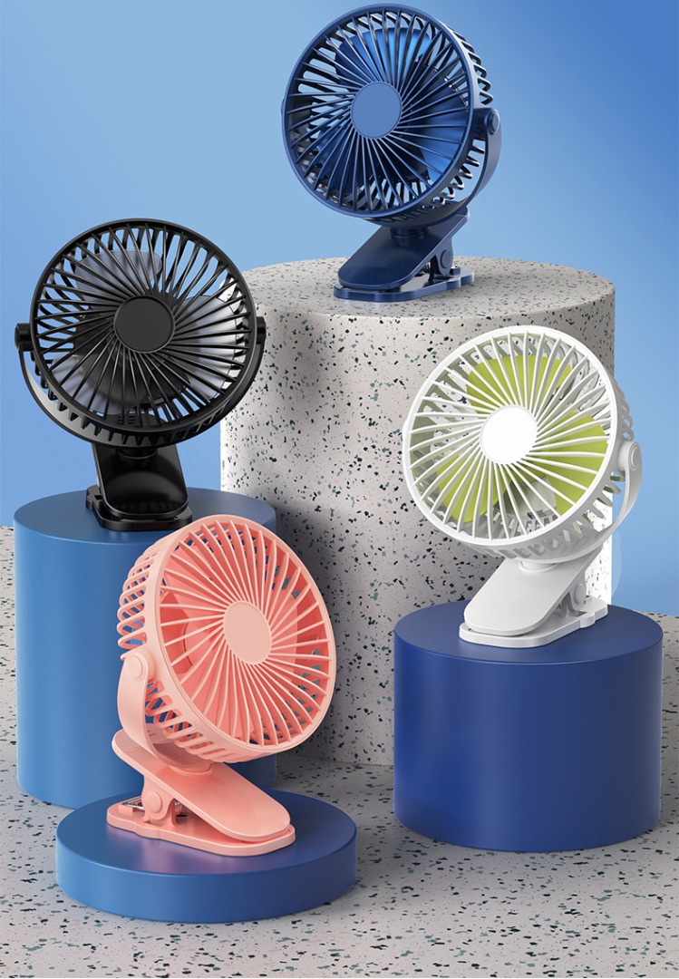 6 Inch 10000mah USB Mini Wind Power Handheld Clip Fan Convenient And ...
