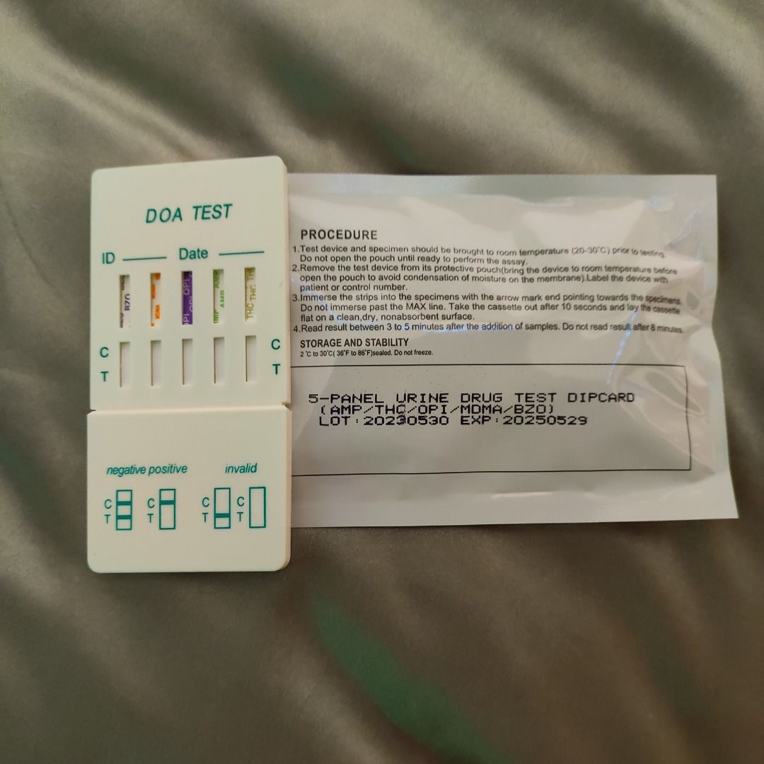 8 /7 or 5 panel test kits, accurate results!, Everything Else on Carousell