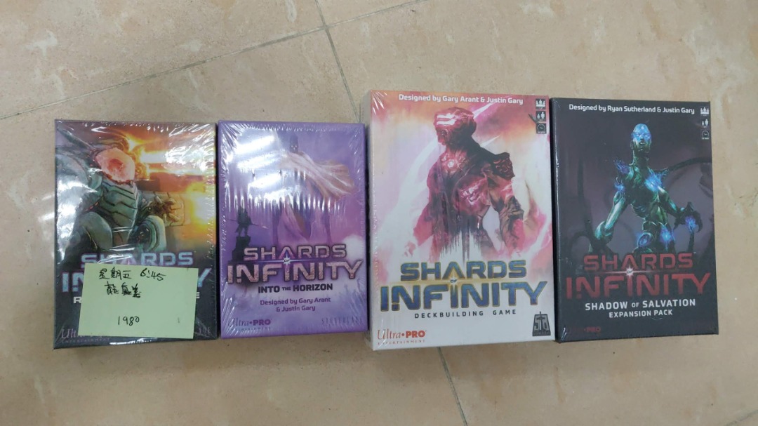 平價英文桌遊 Boardgame - shards infinity set, 興趣及遊戲, 玩具 & 遊戲類 - Carousell