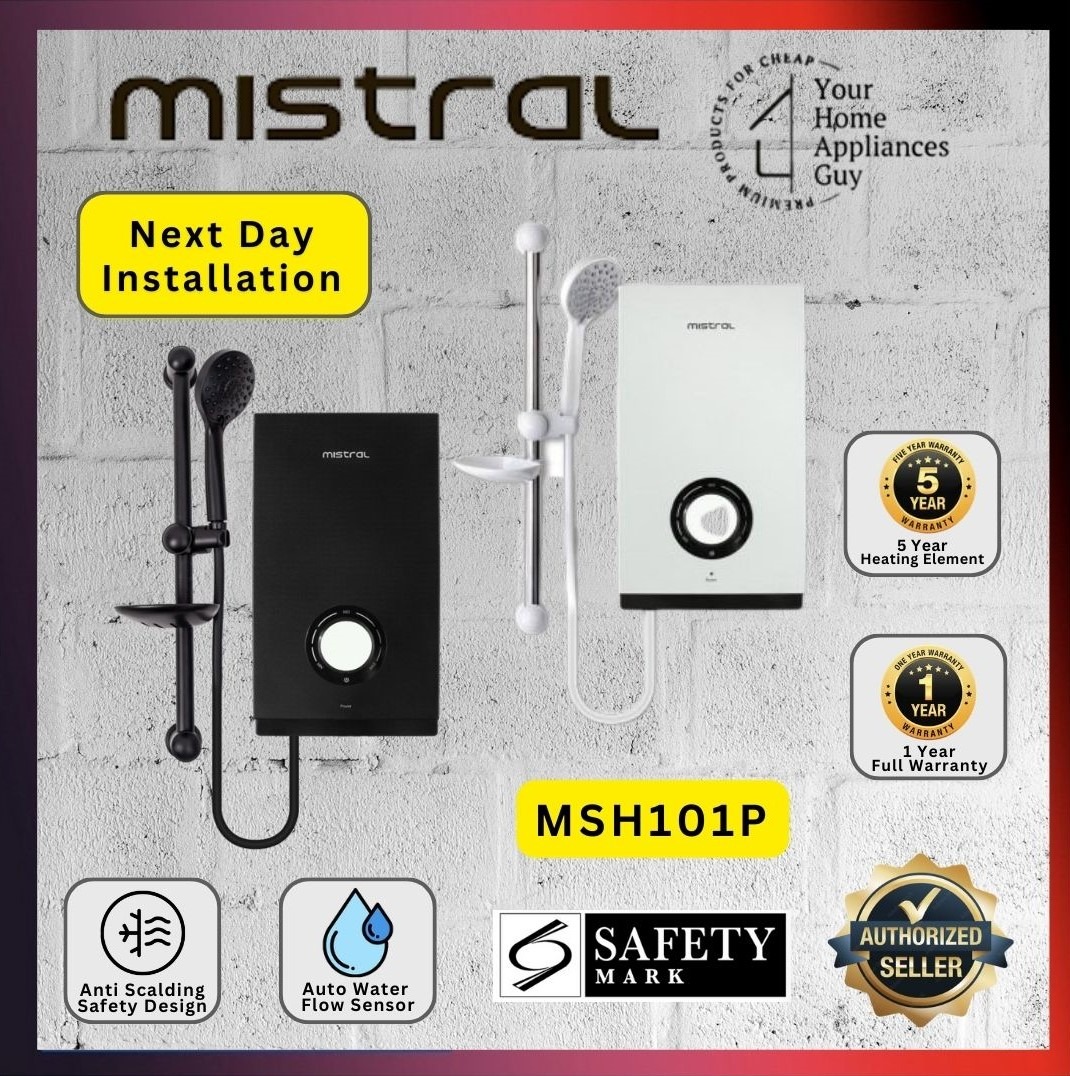 🛠️ FOC Installation 🛠️Mistral Instant Shower Heater MSH101P Full Black ...