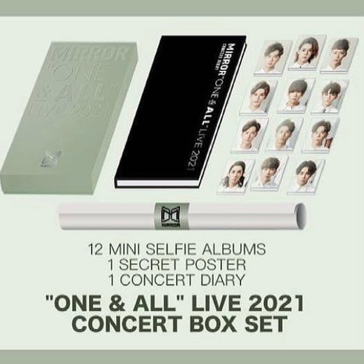 放全新 Full Set Mirror One and All Concert Box Set 送大量應援 edan anson lo ian keung to ak jer, 興趣及遊戲 ...