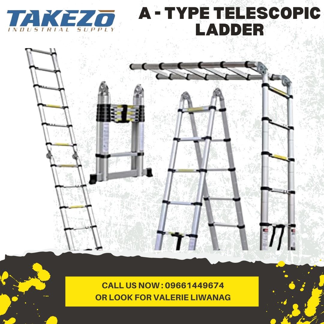 A- TYPE TELESCOPIC LADDER on Carousell