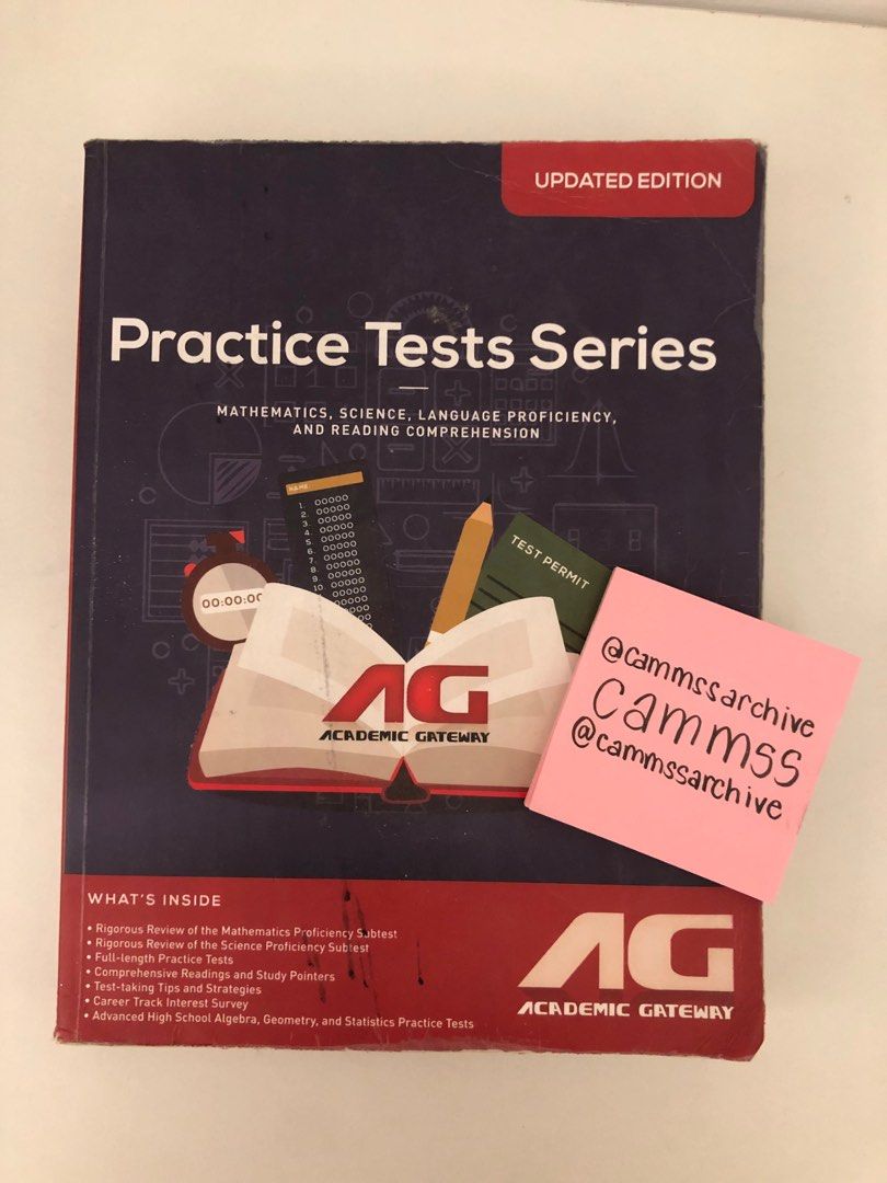 ACADEMIC GATEWAY PRACTICE TESTS SERIES on Carousell