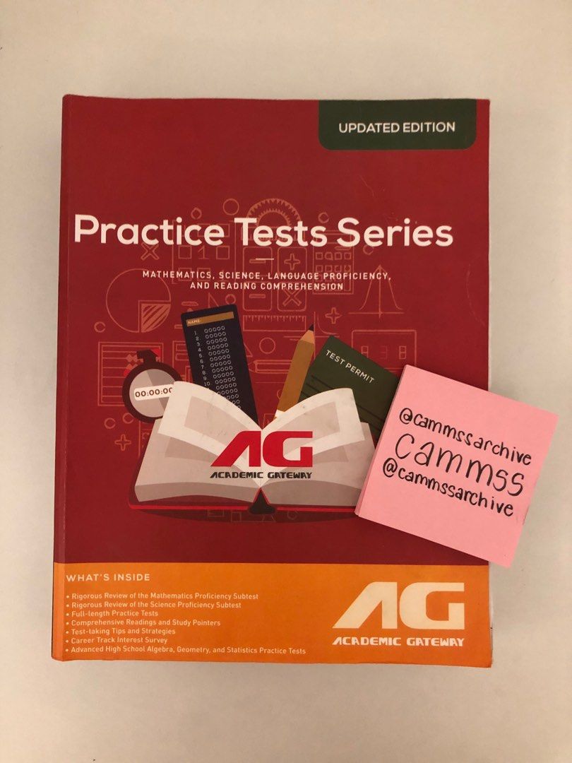 ACADEMIC GATEWAY PRACTICE TESTS SERIES on Carousell