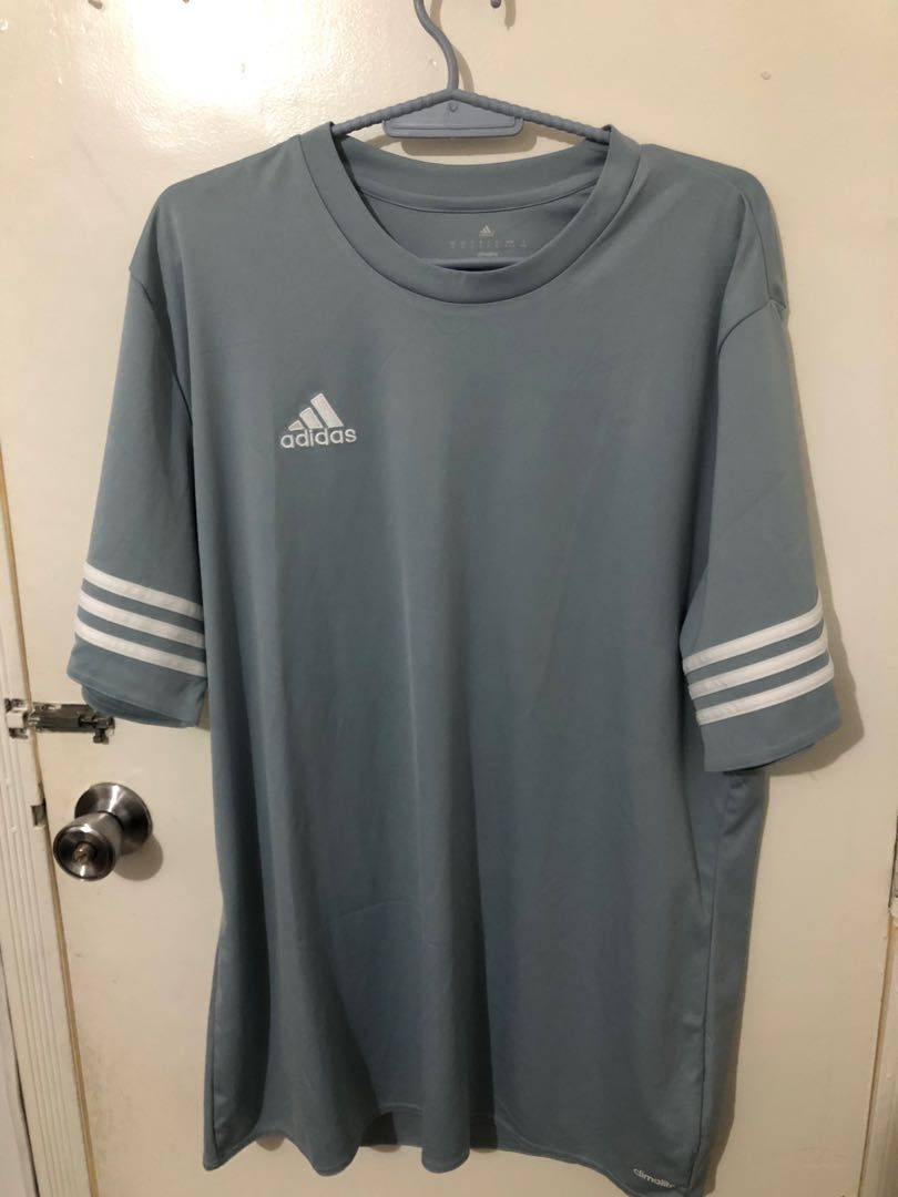 Adidas Gray Soccer Jersey, Men's Fashion, Activewear on Carousell