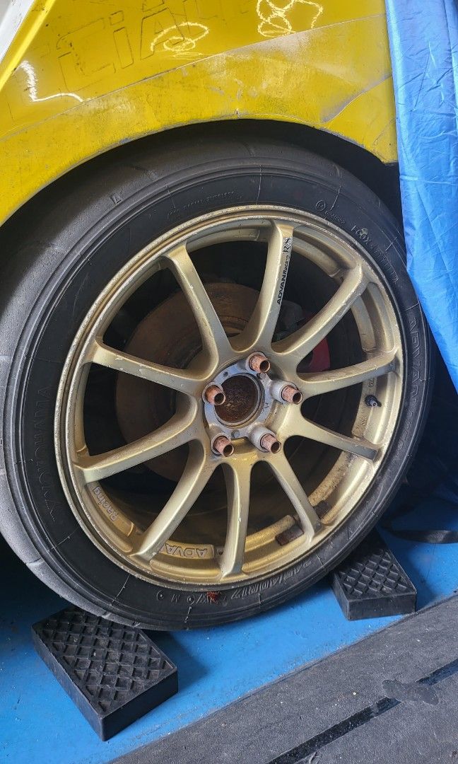 Advan rims, Car Accessories, Tyres & Rims on Carousell