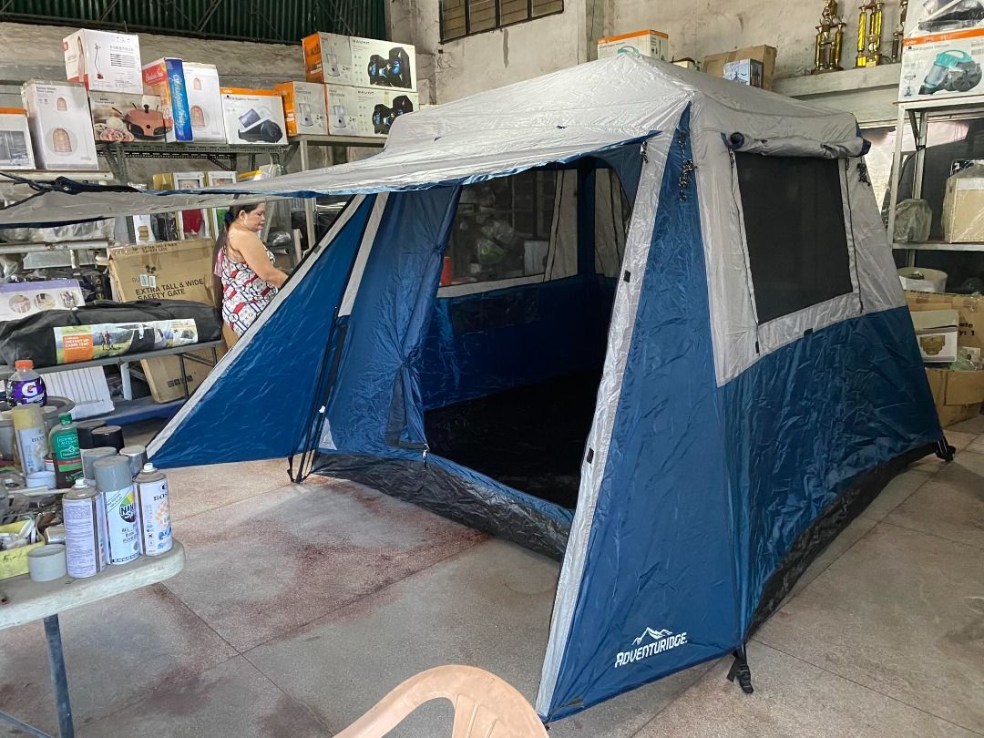 Adventure Ridge Blue 4 person Cabin Tent on Carousell