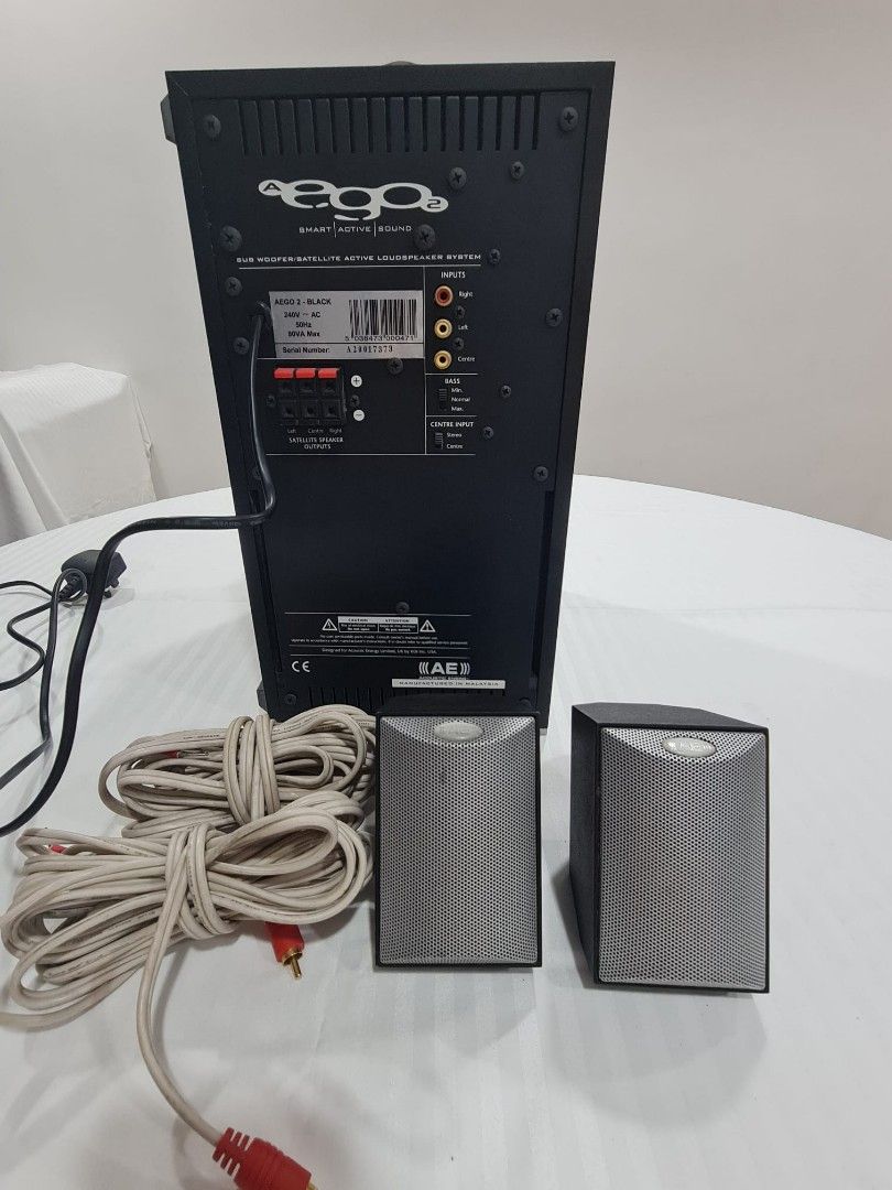 AEGO SPEAKER SYSTEM SET, Audio, Soundbars, Speakers & Amplifiers on ...