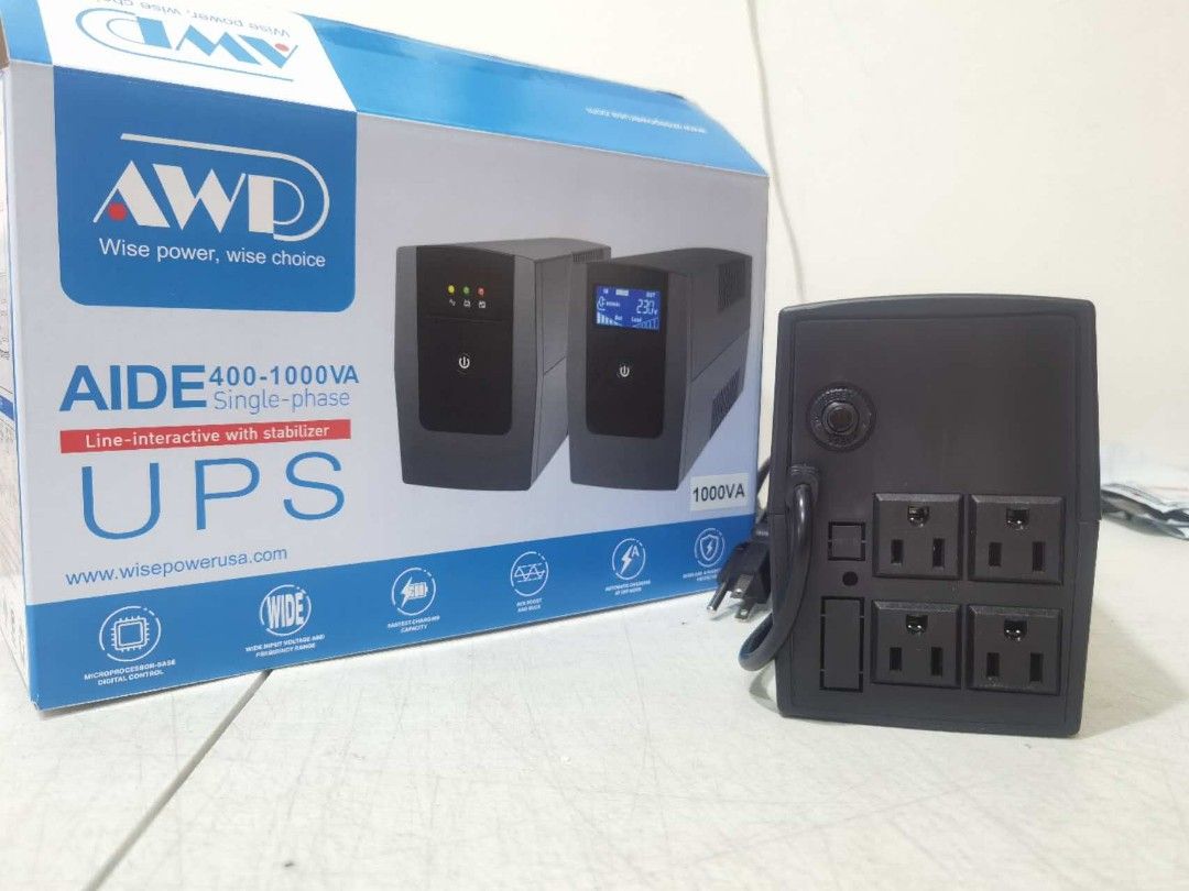AIDE AWP UPS 1000va-600w, Computers & Tech, Office & Business ...