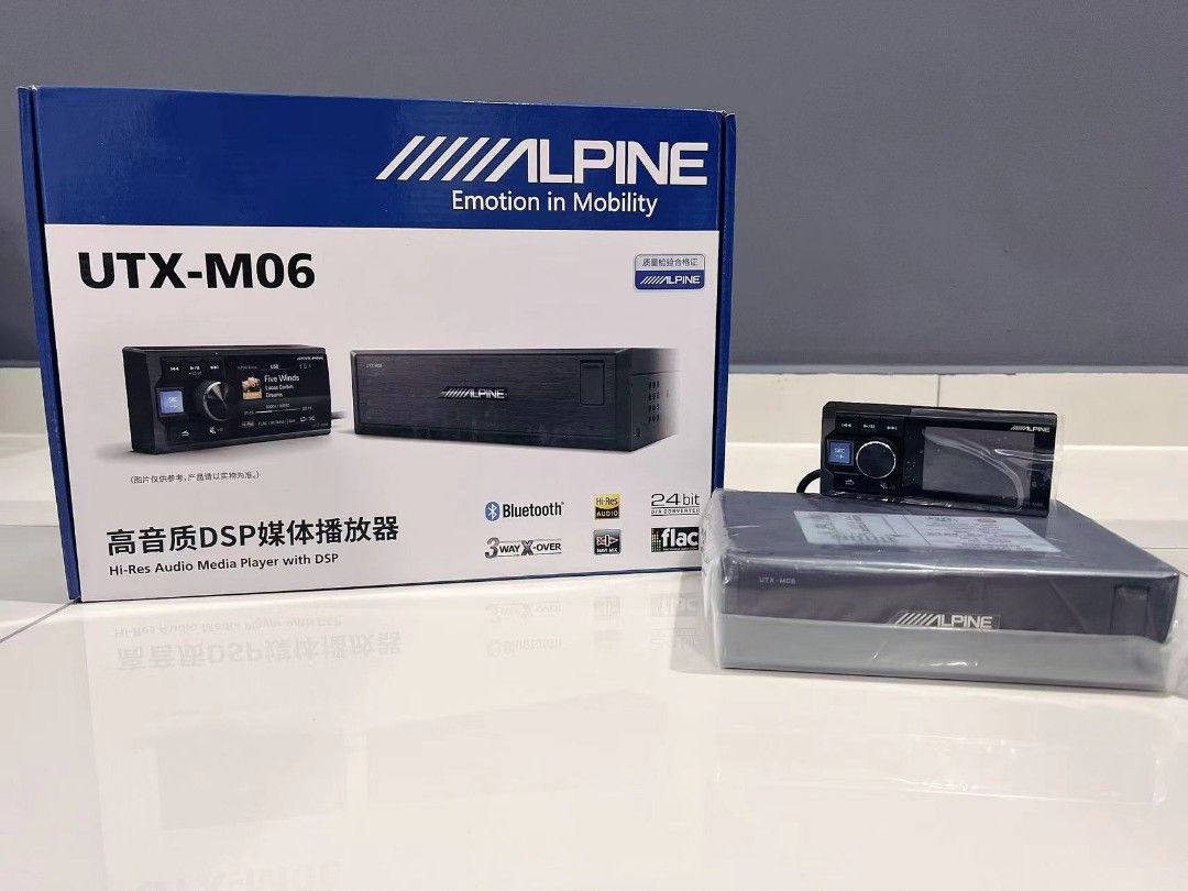 ALPINE Car Audio UTX-M06 Hi-Res Audio Media Player, Audio, Other Audio ...