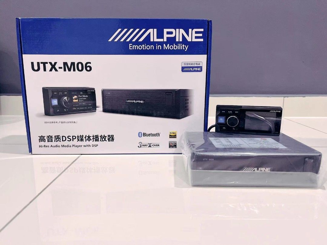 ALPINE Car Audio UTX-M06 Hi-Res Audio Media Player, Audio, Other Audio ...