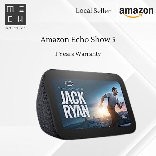Amazon Echo Show 5 (3rd Gen, 2023 release) | Smart display with deeper bass and clearer sound ...