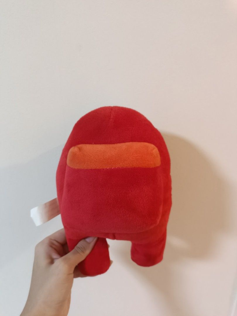 Among us plushie soft toy stuff toy red, Hobbies & Toys, Toys & Games ...