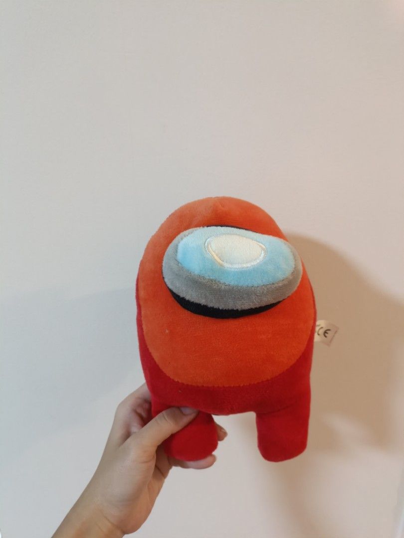 Among us plushie soft toy stuff toy red, Hobbies & Toys, Toys & Games ...