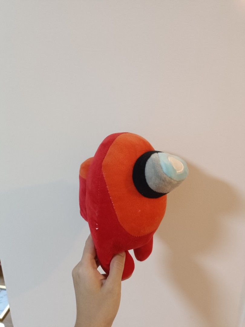 Among us plushie soft toy stuff toy red, Hobbies & Toys, Toys & Games ...
