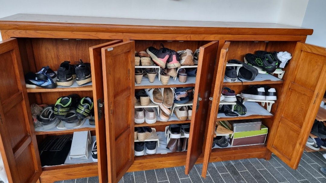 Antique chinese solid wood Shelve for shoes, Furniture & Home Living ...