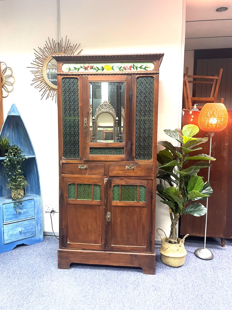 Antique Peranakan Display Cabinet, Furniture & Home Living, Furniture ...